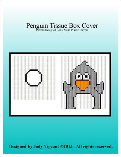 "Penguin Tissue Box Cover" at ICG