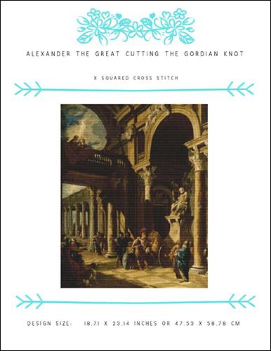 "Alexander the Great Cutting the Gordian Knot" at ICG