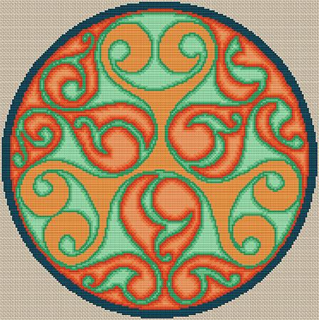 "Celtic Triple Swirl" at ICG