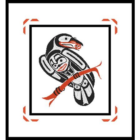 Pacific Northwest Native American Art Raven