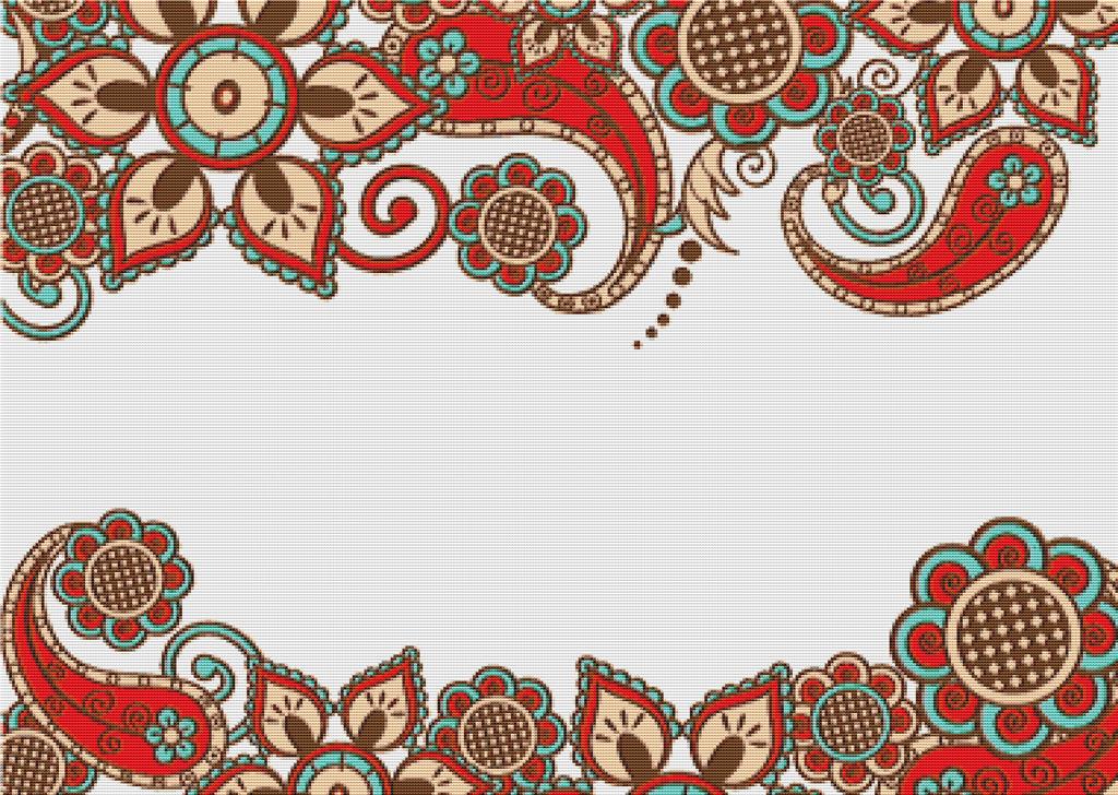 Paisley Border Paisley Border Vectors Download Free High Quality