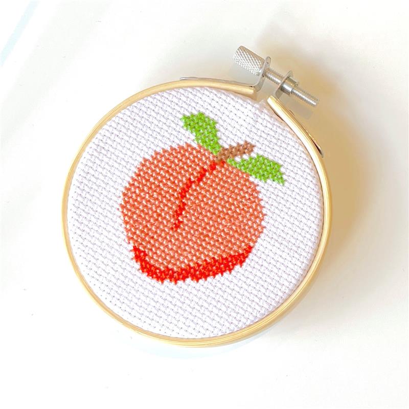 "Peach Cross Stitch Pattern" at ICG
