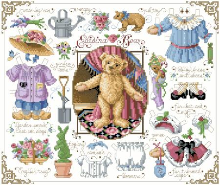 "Teddy Bear Paper Doll" at ICG